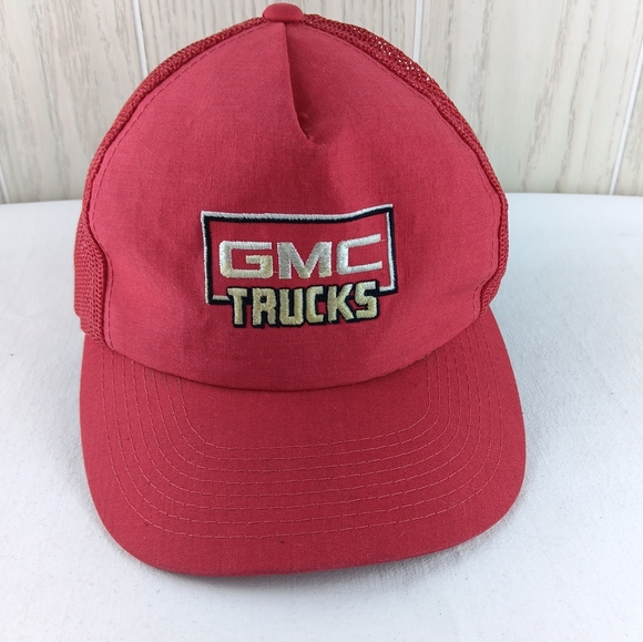 Vintage | Accessories | Vintage Gmc Trucks Mesh Trucker Snapback Hat ...